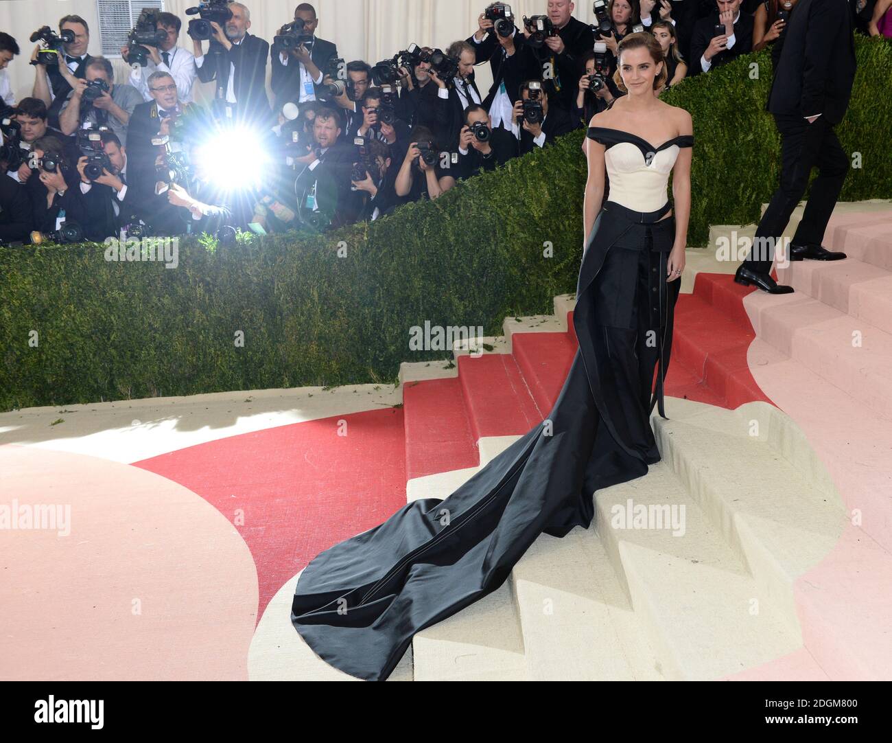 Emma Watson attending The Metropolitan Museum of Art Met Gala 2016, in ...