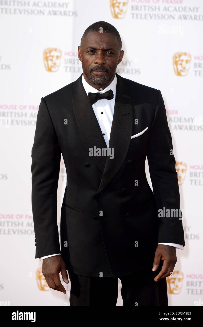 Idris Elba attending the House of Fraser BAFTA TV Awards 2016 at the ...