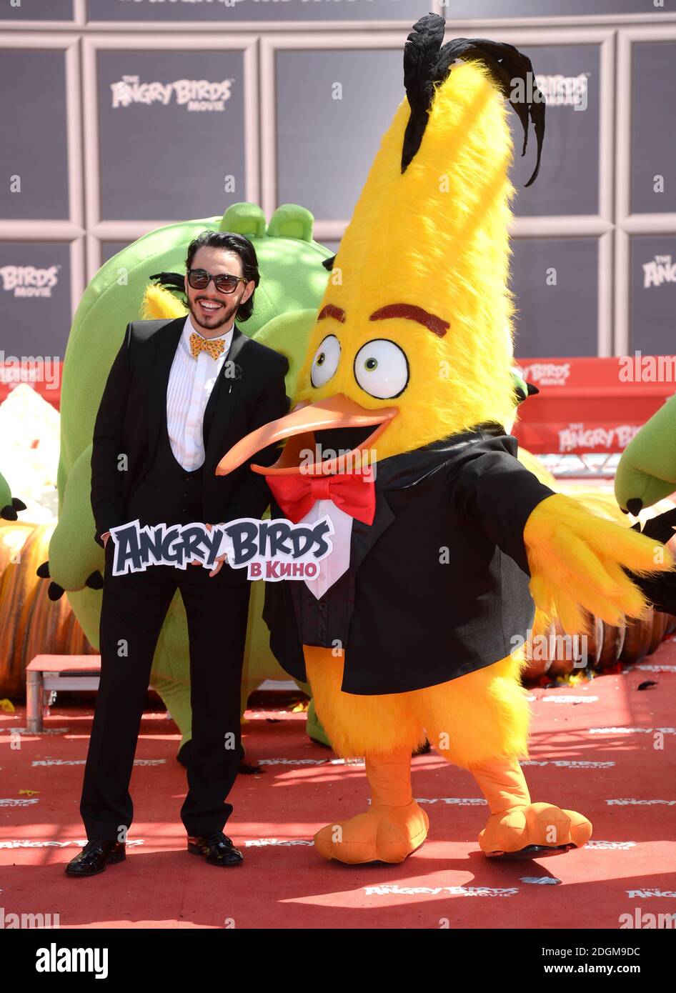 Timur Rodriguez attending The Angry Birds Movie photocall held at the ...