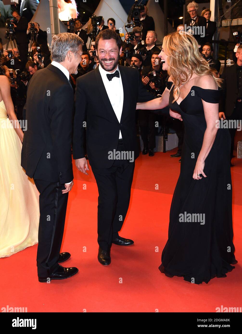 George Clooney, Dominic West and Julia Roberts attending the Money ...