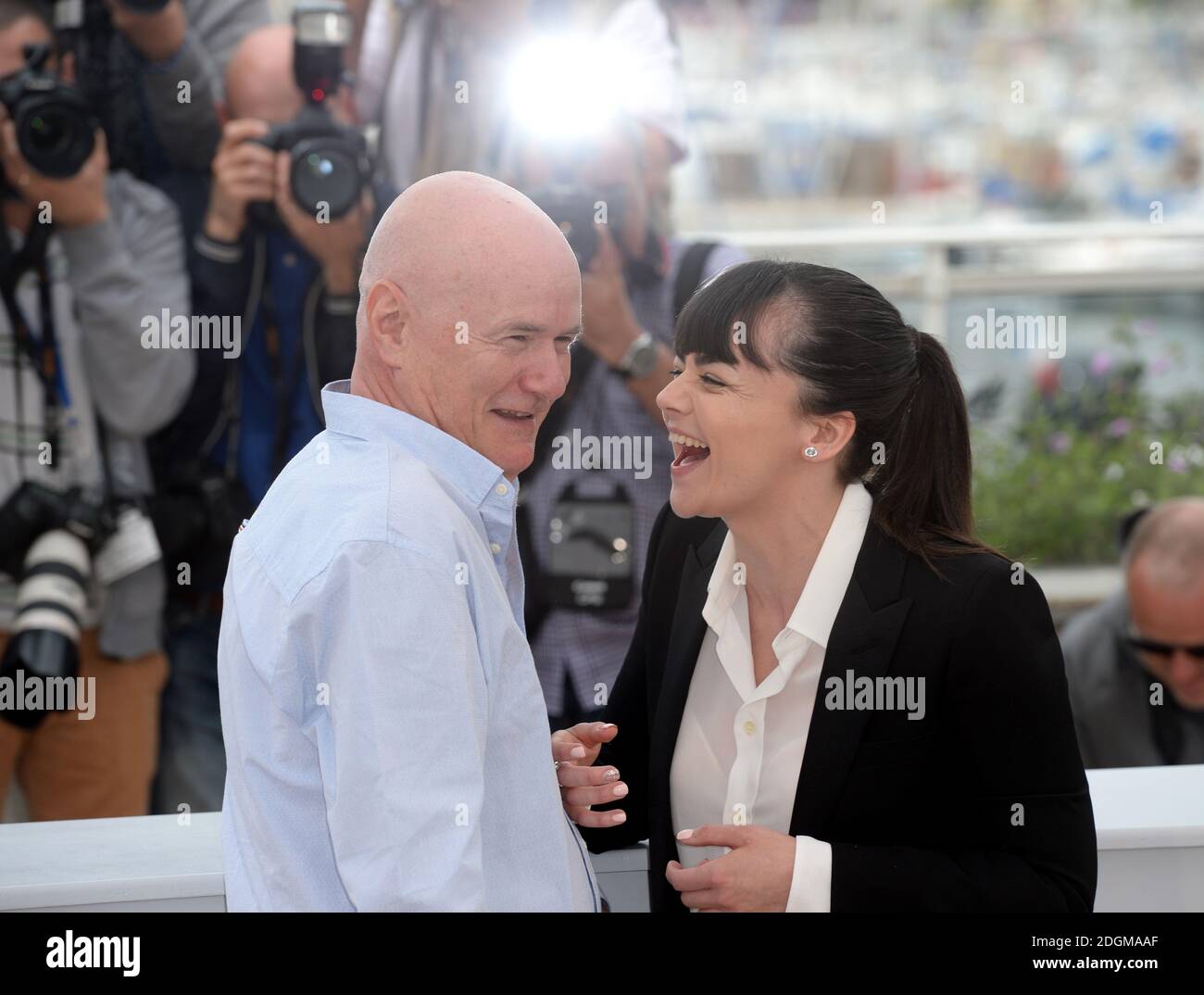 Dave Johns and Hayley Squires attending the I, Daniel Blake photocall ...