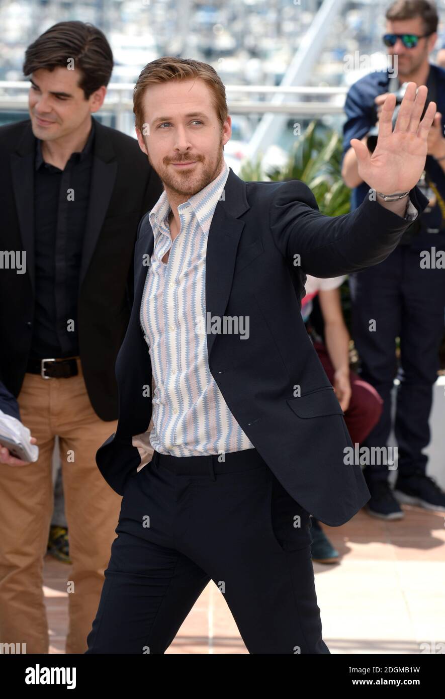 Ryan Gosling attending the The Nice Guys photocall, held at the Palais ...