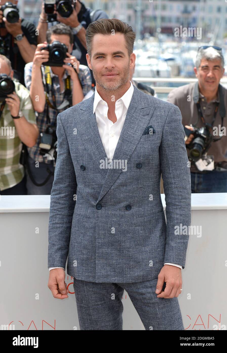 Chris Pine attending the Hell or High Water photocall, held at the Palais De Festival. Part of ...