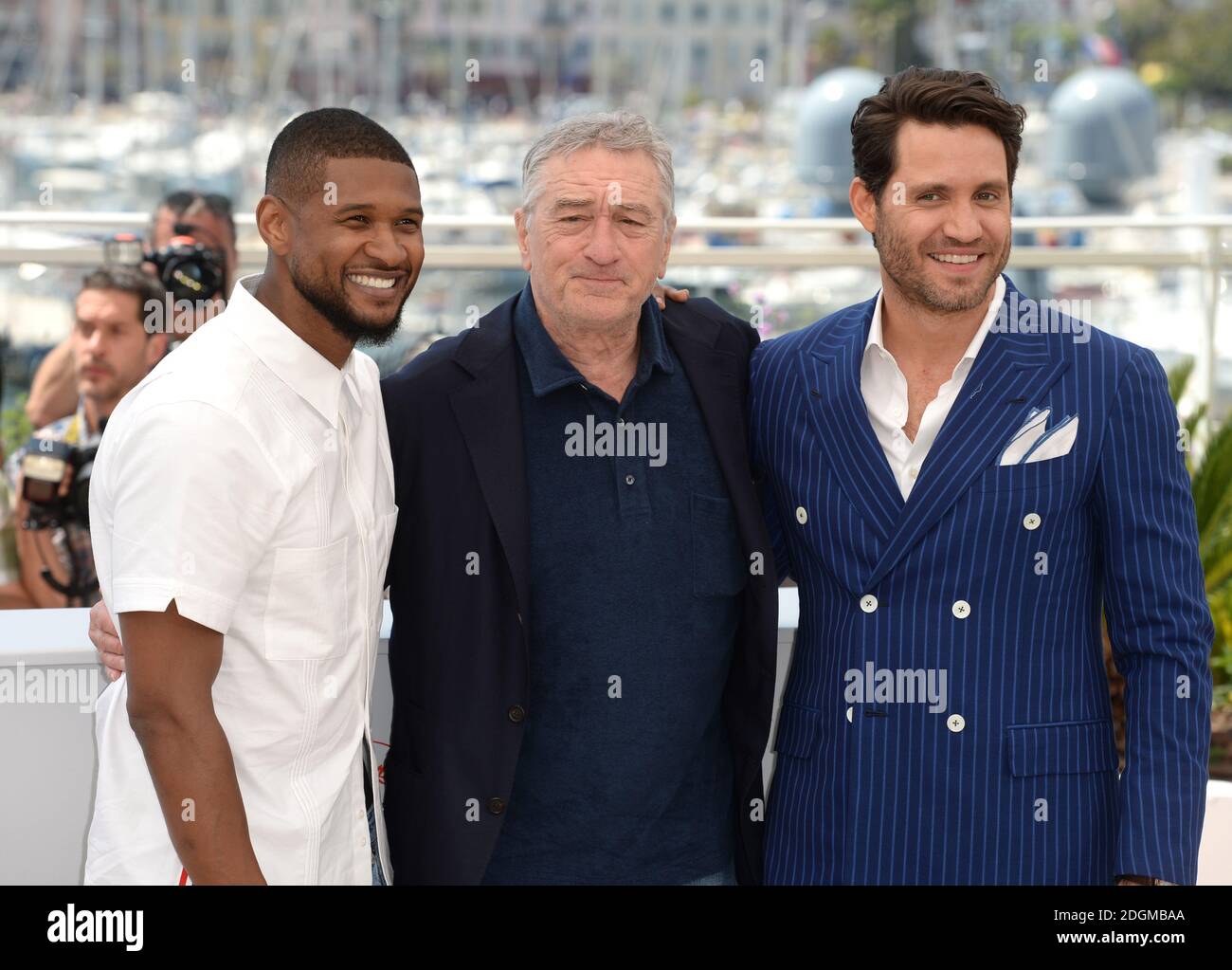 Usher Raymond IV, Robert De Niro and Edgar Ramirez attending the Hands ...