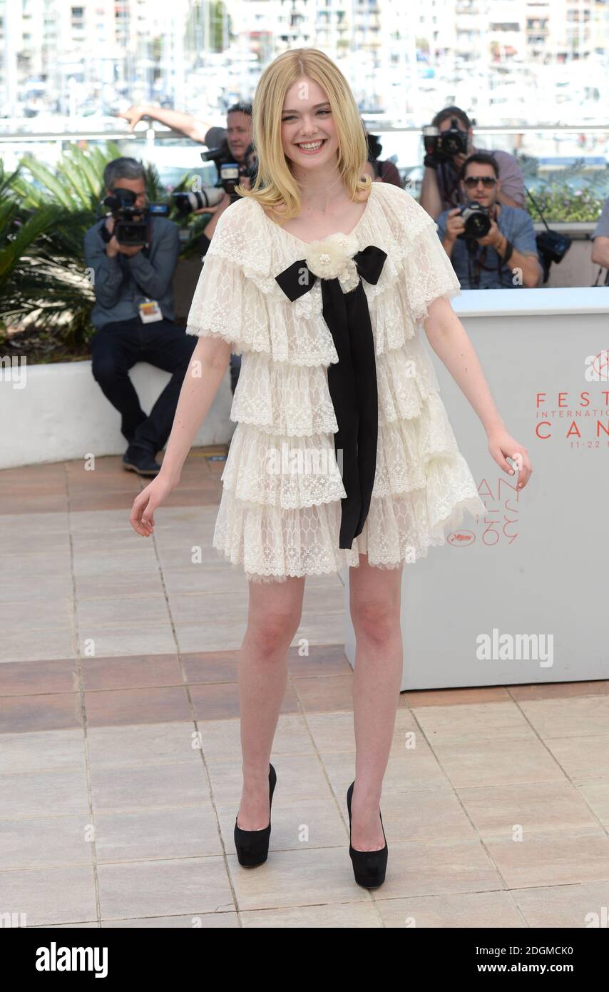 Elle Fanning attending The Neon Demon photocall, held at the Palais Du ...