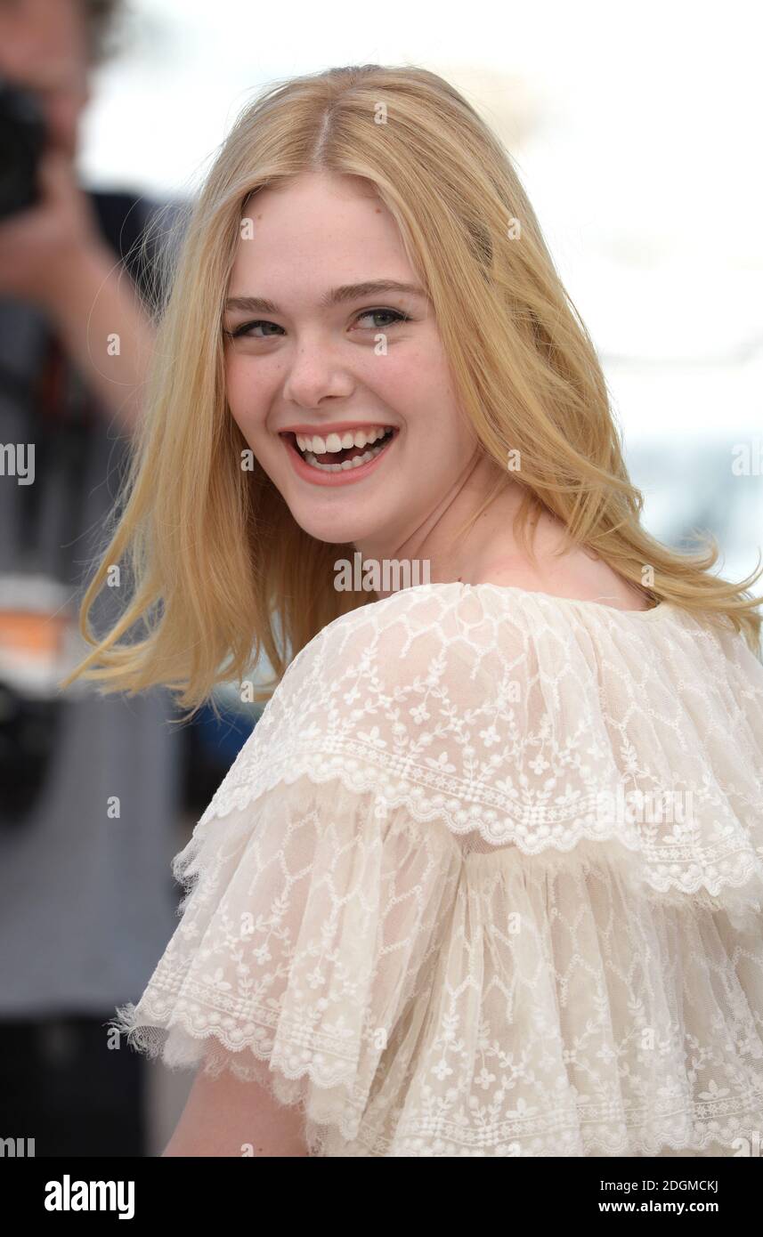 Elle Fanning attending The Neon Demon photocall, held at the Palais Du ...