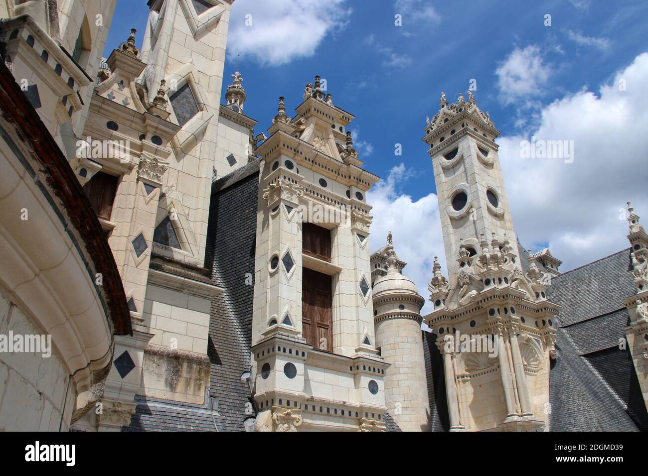 renaissance castle in chambord in france Stock Photo - Alamy