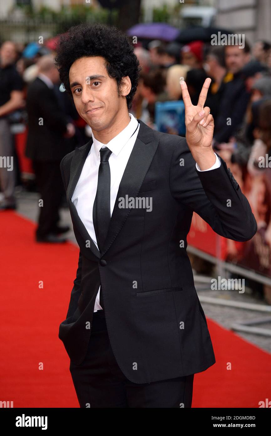 Muzz Khan attending the Me Before You premiere held at Curzon Mayfair ...