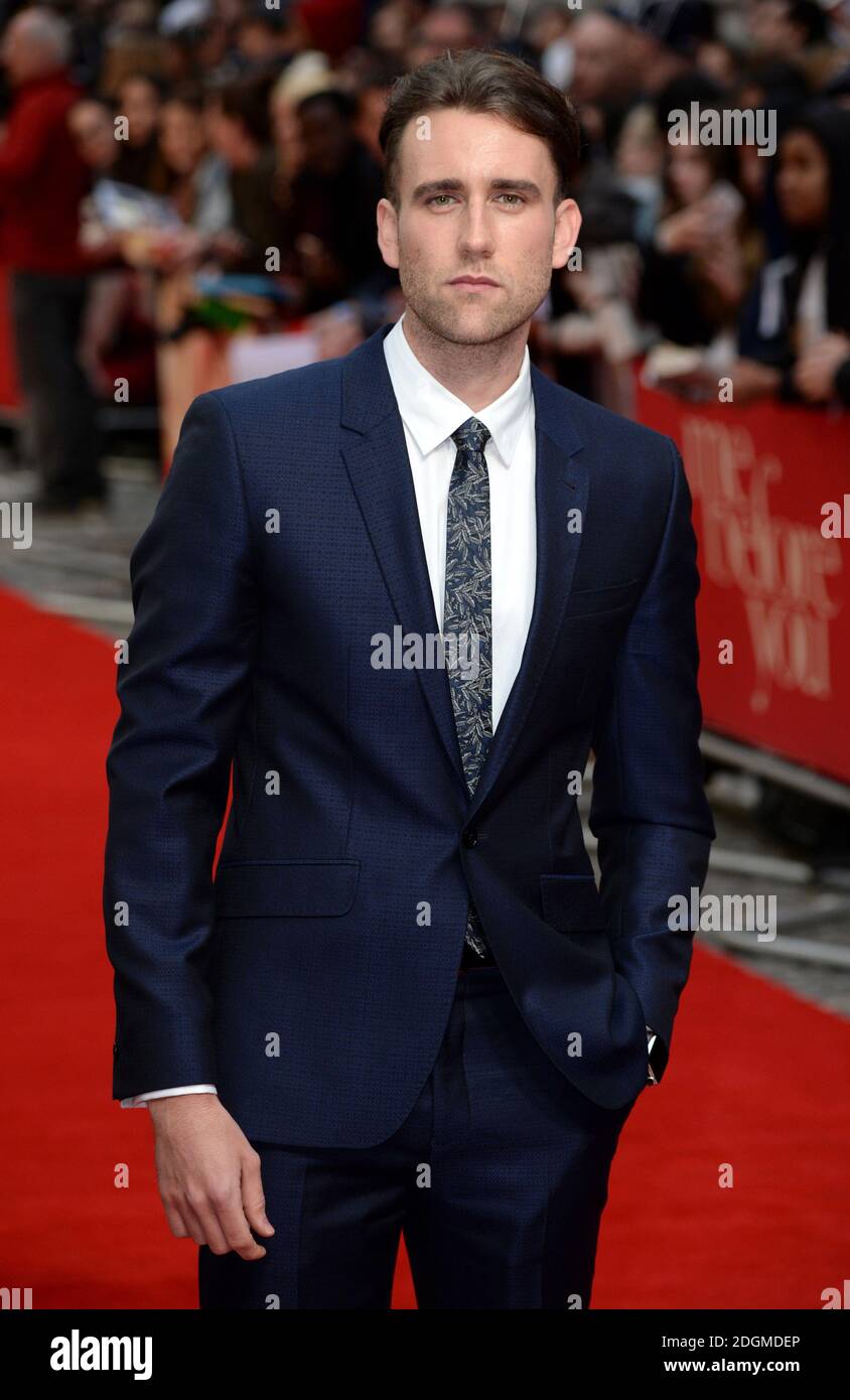 Matthew Lewis attending the Me Before You premiere held at Curzon ...