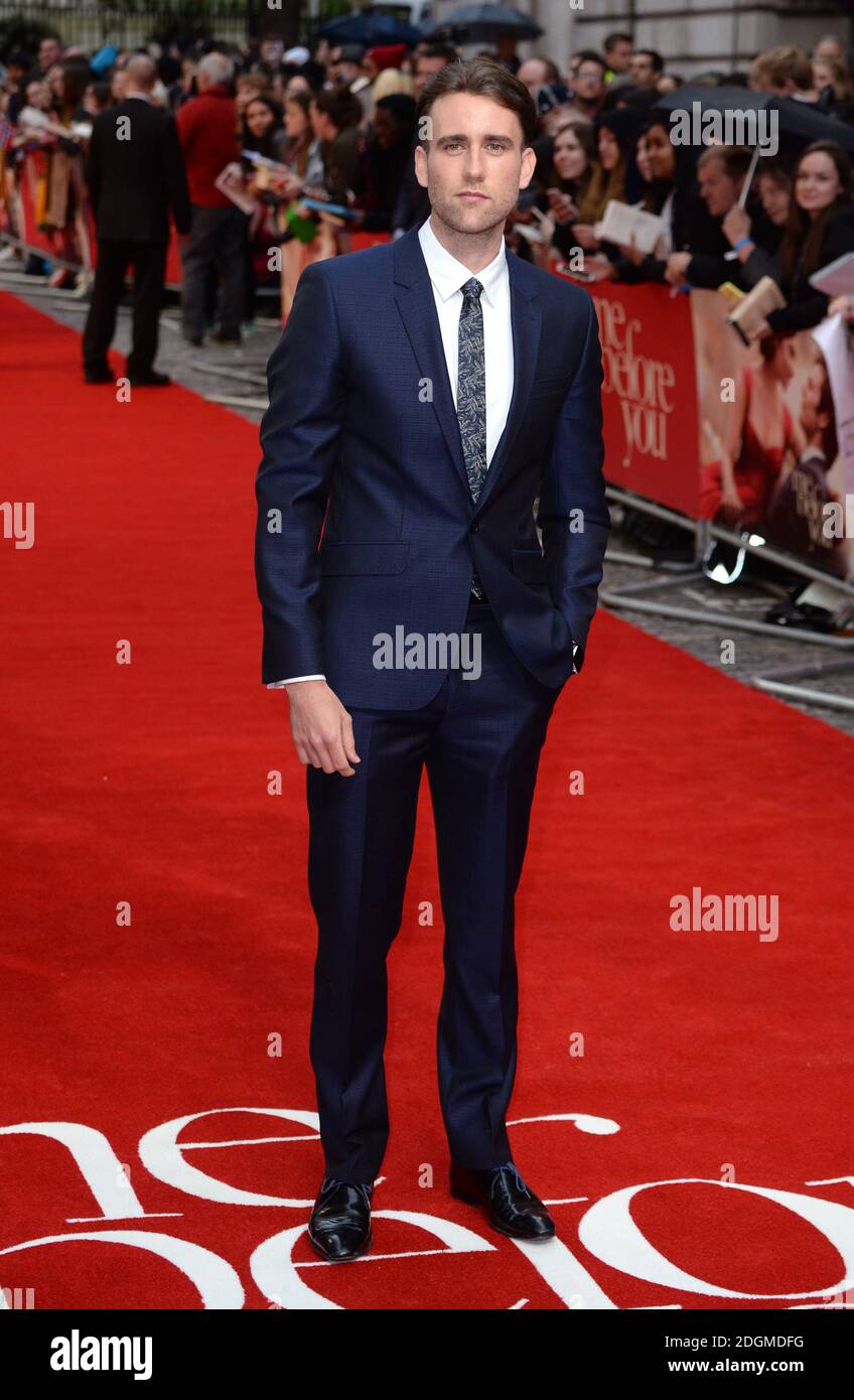 Matthew Lewis attending the Me Before You premiere held at Curzon ...