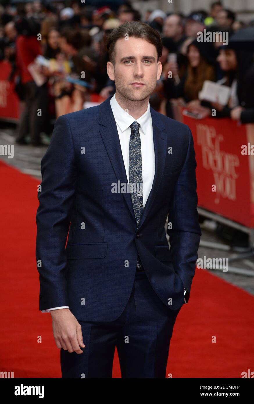 Matthew Lewis attending the Me Before You premiere held at Curzon ...