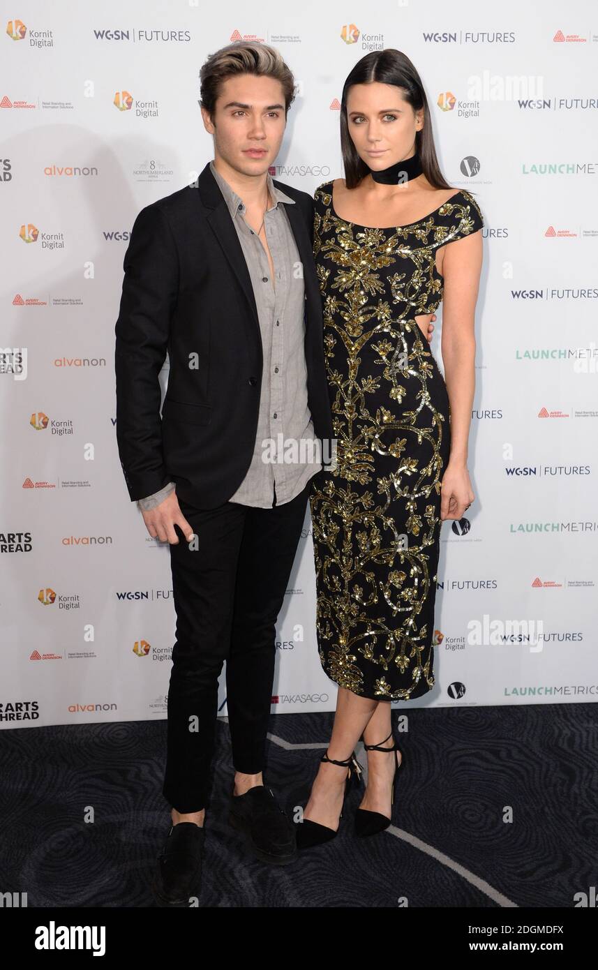 Lilah parsons attends global awards hi-res stock photography and images ...