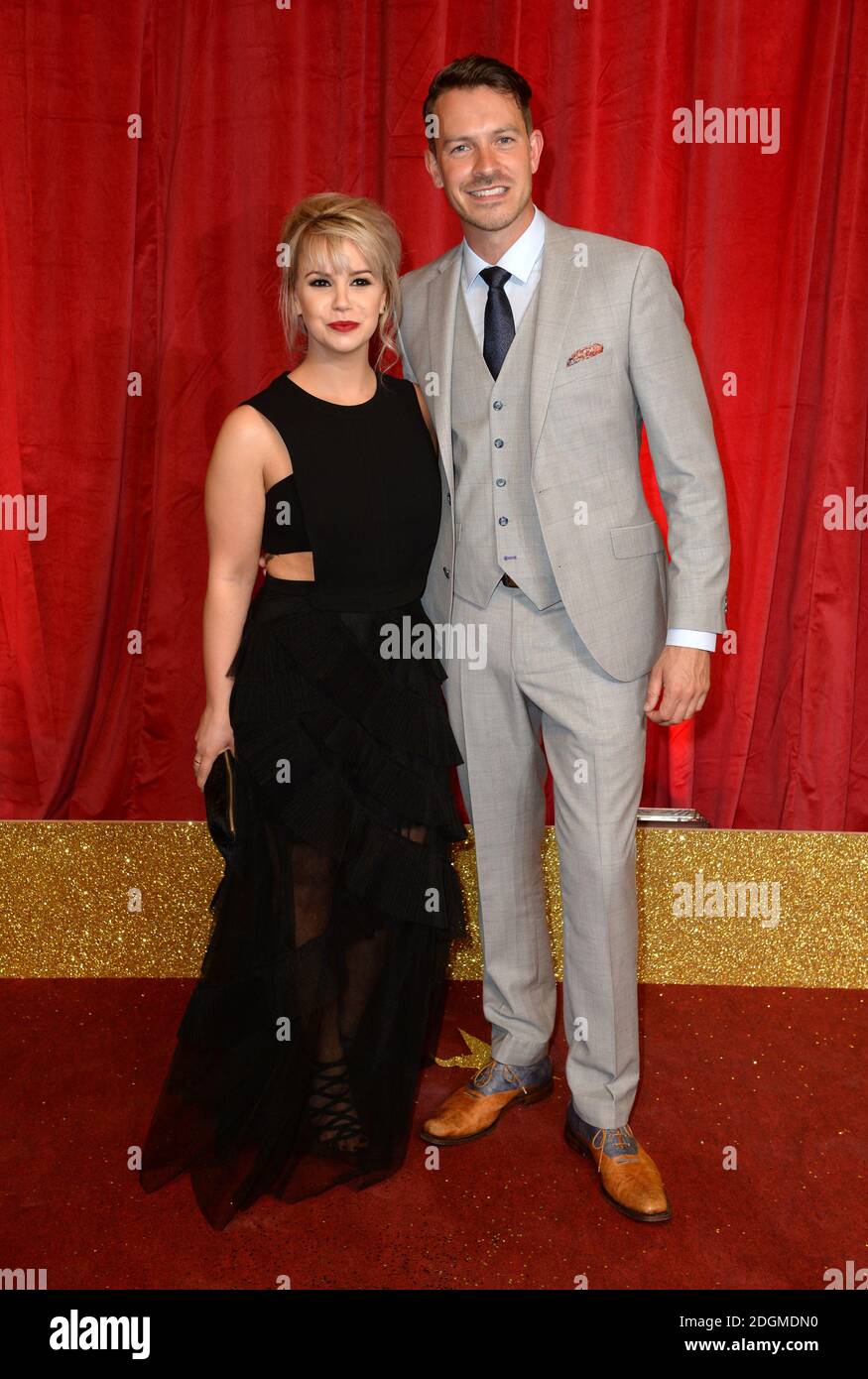 Jessica Fox and Ashley Taylor Dawson attending the British Soap Awards ...