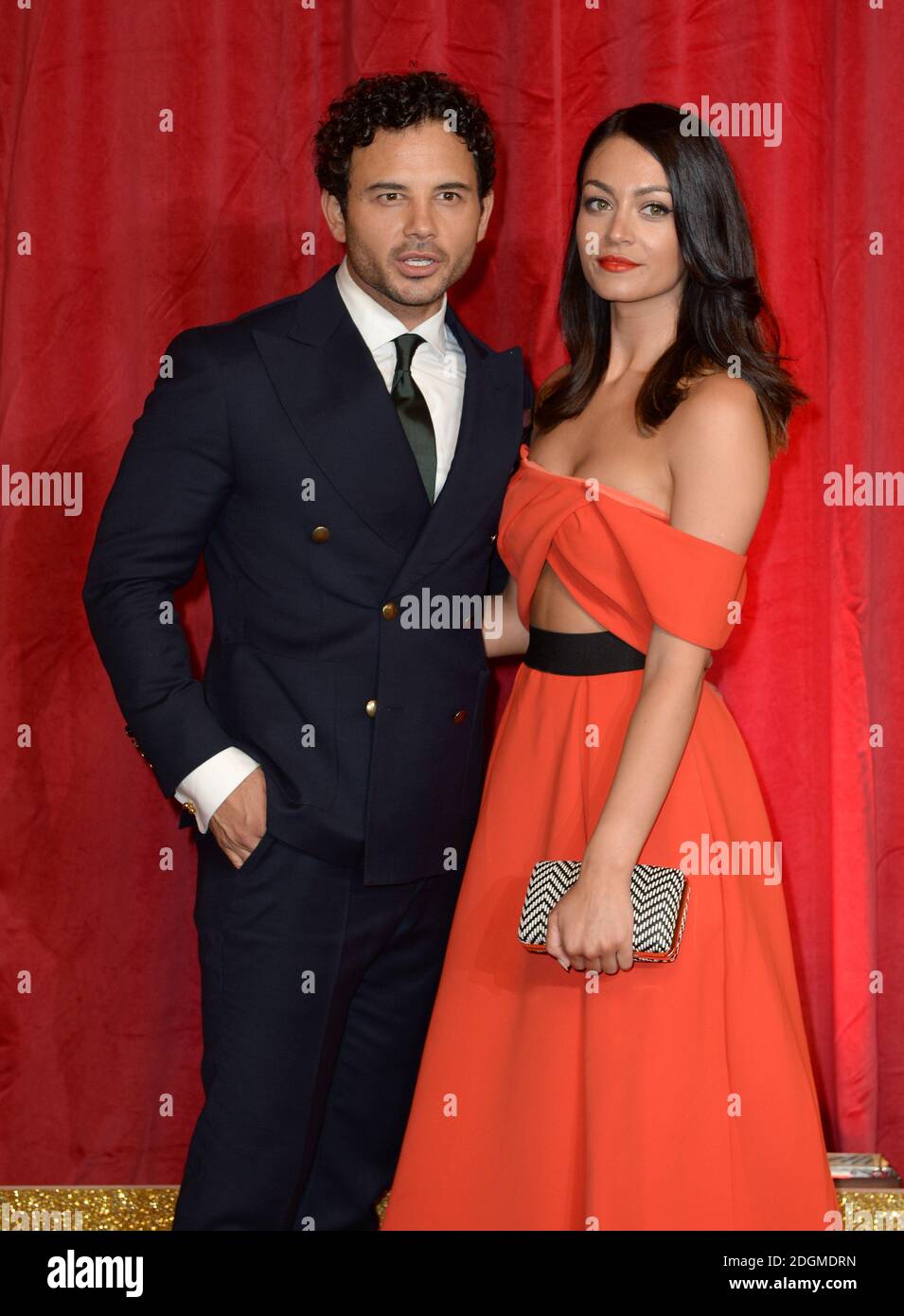 Ryan Thomas and Aimee Collier attending the British Soap Awards 2016 at ...
