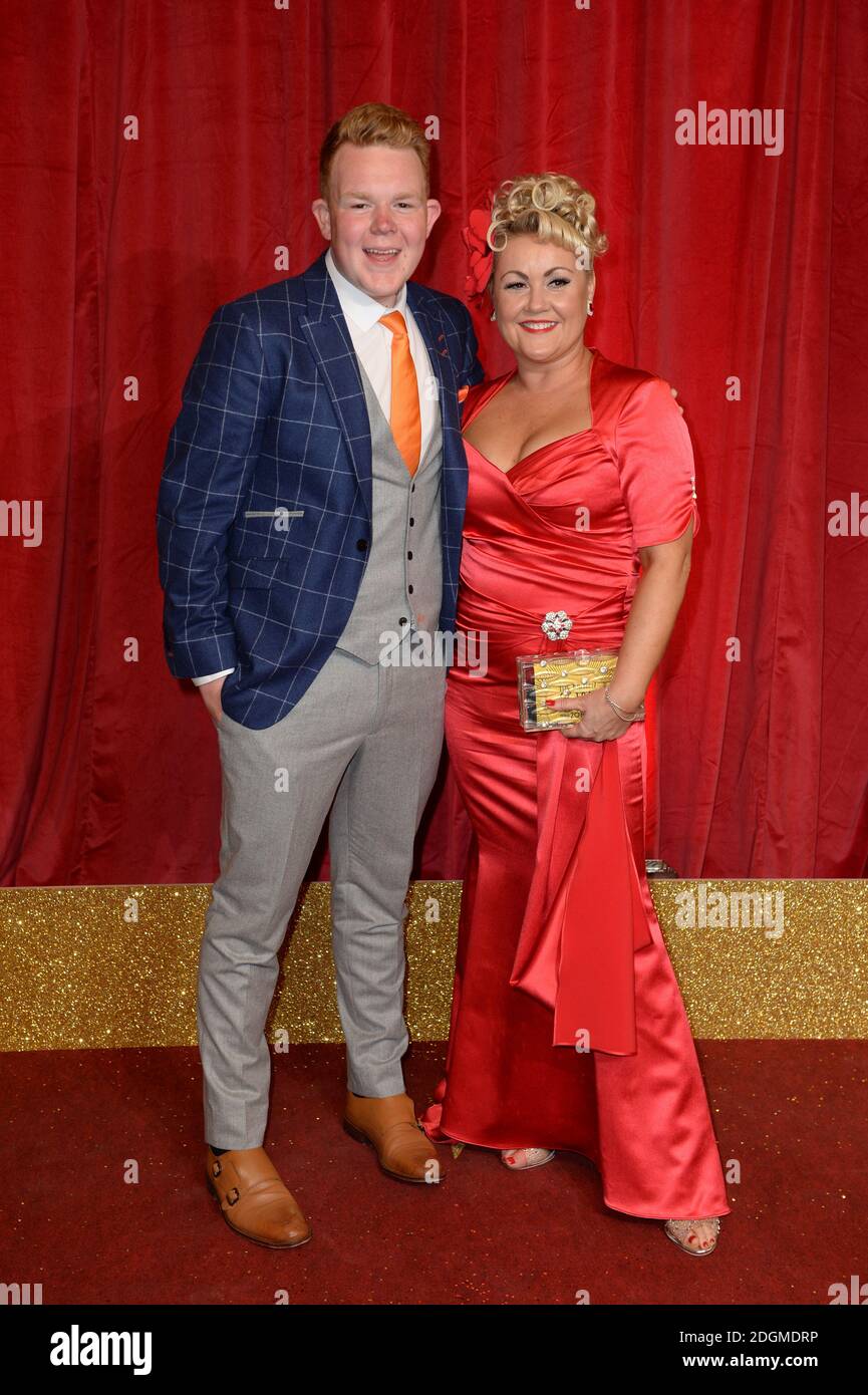 Colson Smith and Lisa George attending the British Soap Awards 2016 at ...
