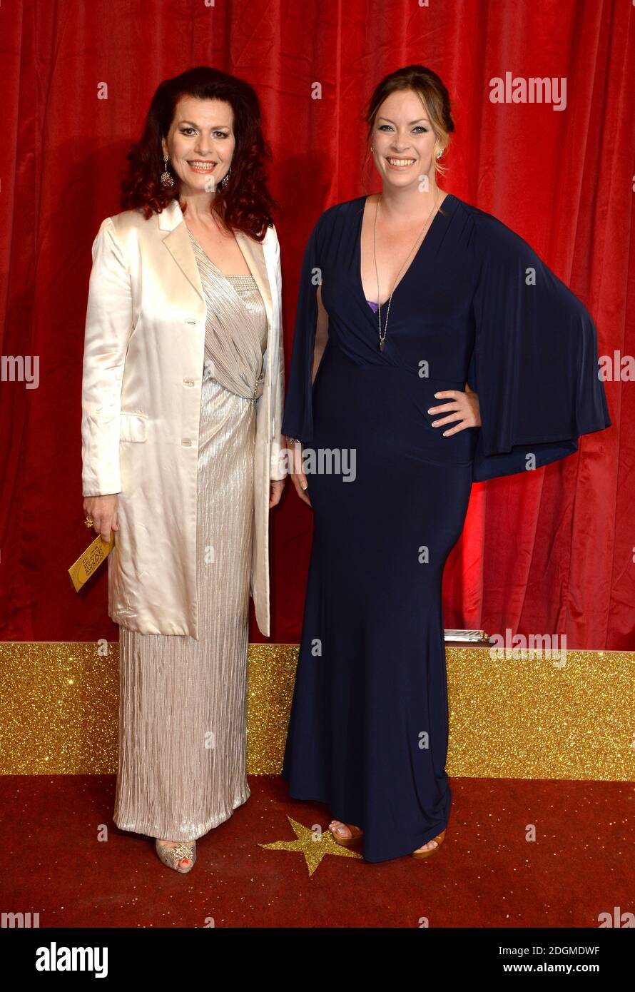 Sharon Marshall (R) attending the British Soap Awards 2016 at the The ...