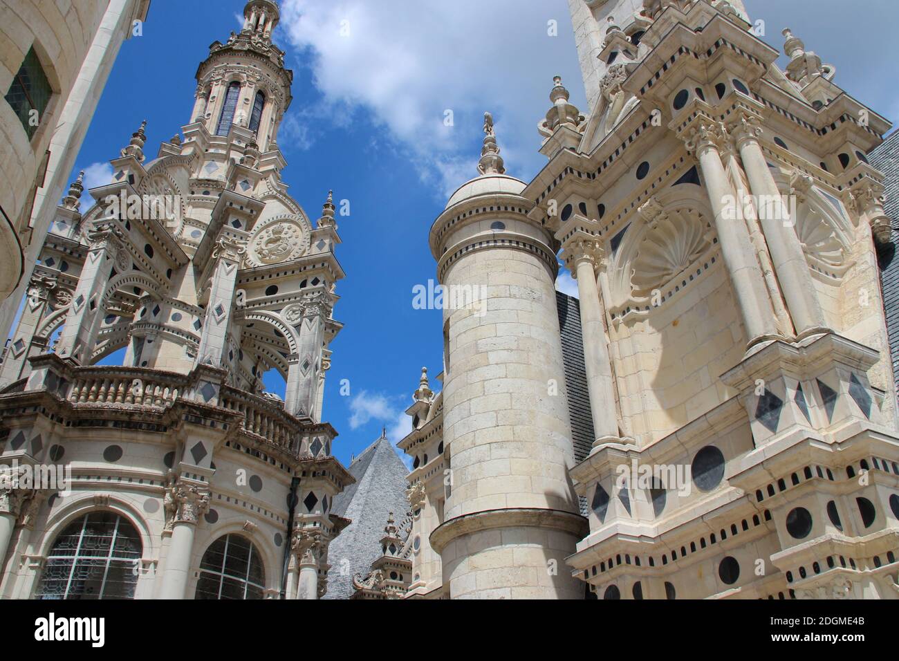 renaissance castle in chambord in france Stock Photo - Alamy
