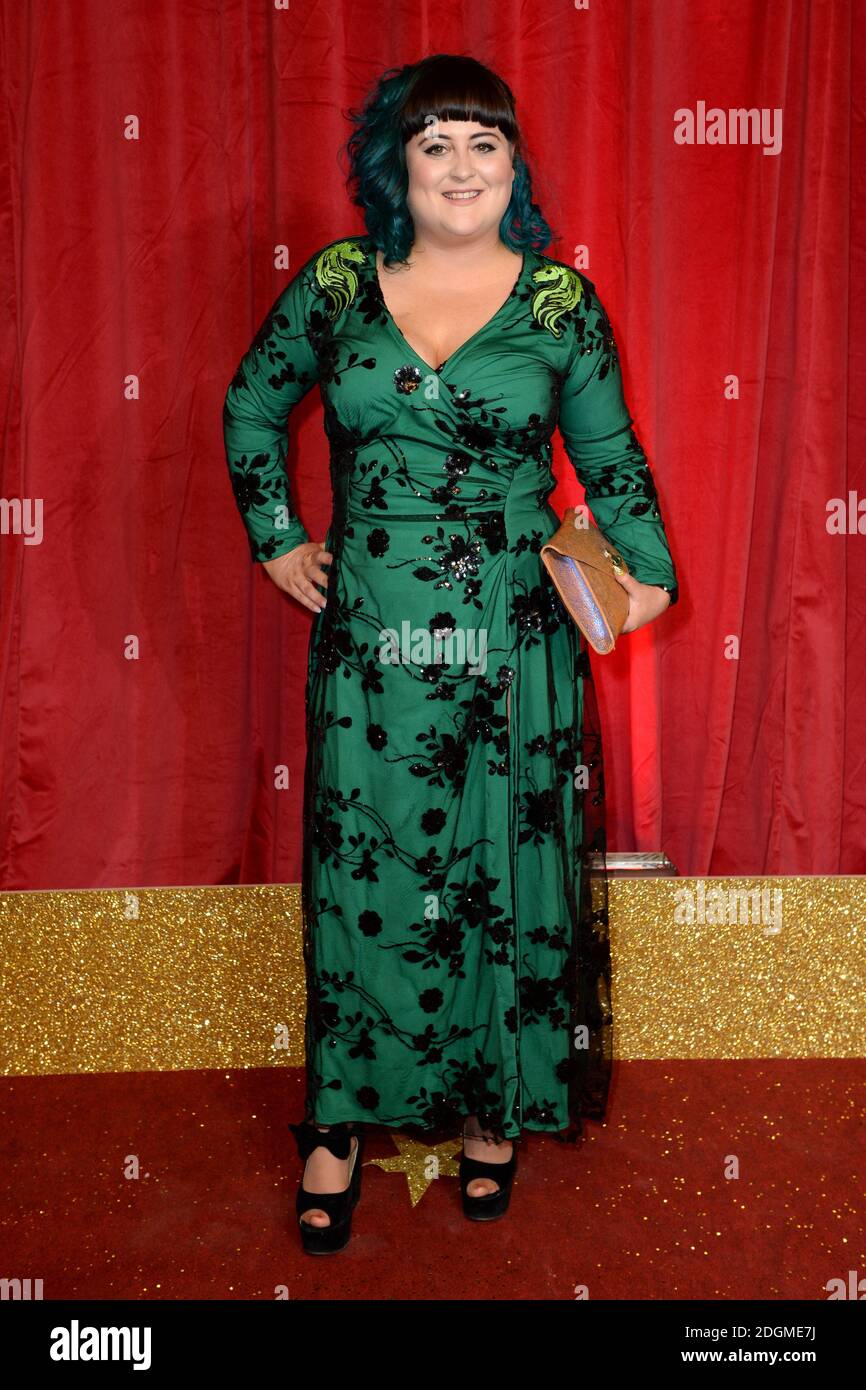 Jessica Ellis attending the British Soap Awards 2016 at the Hackney ...