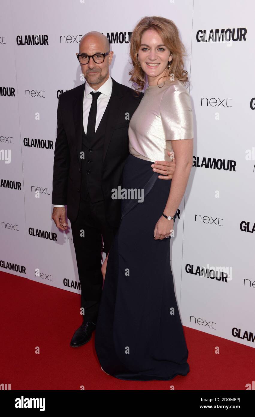 Stanley Tucci and Felicity Blunt attending the Glamour Women of the ...