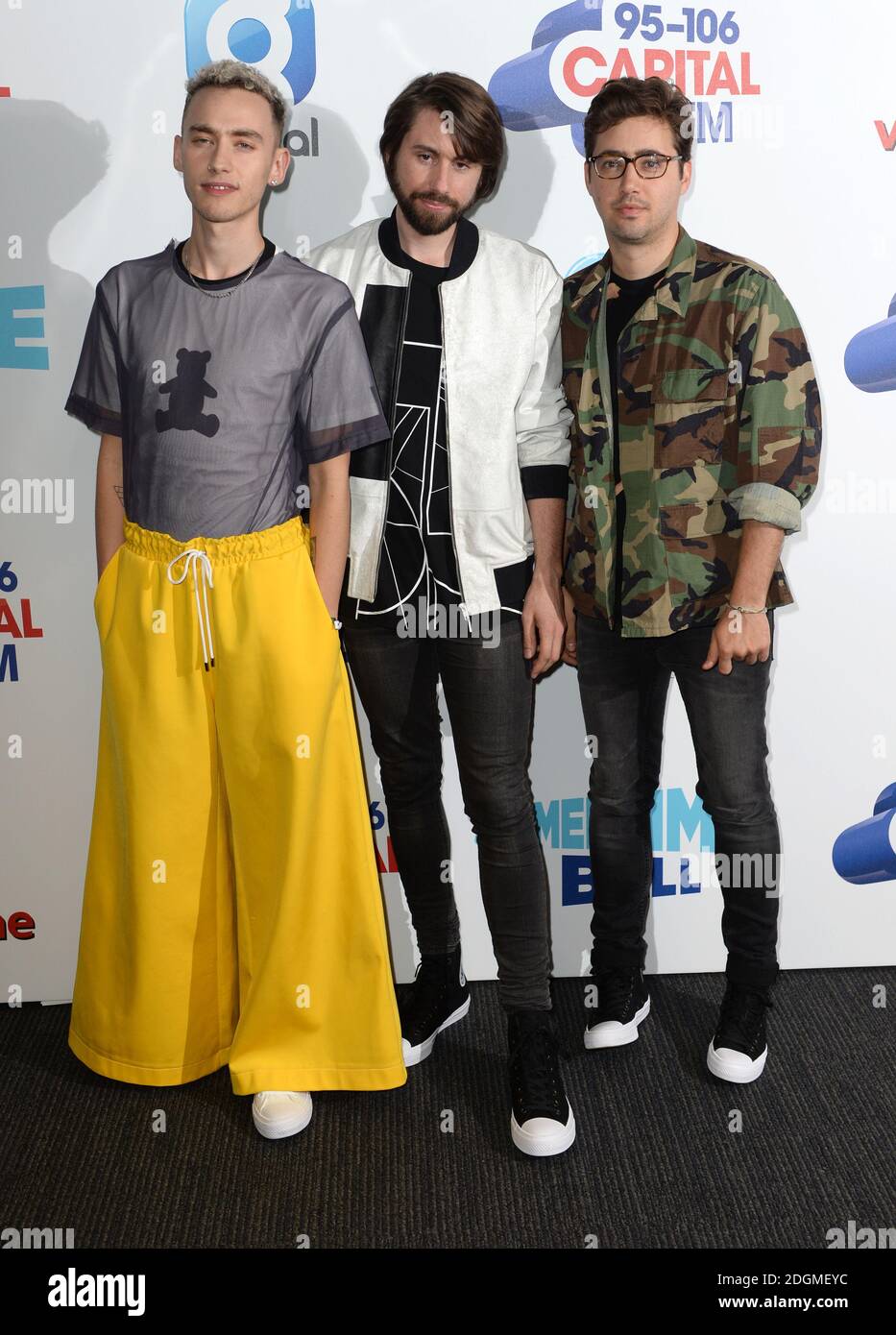 (left to right) Olly Alexander, Mikey Goldsworthy and Emre Turkmen of ...