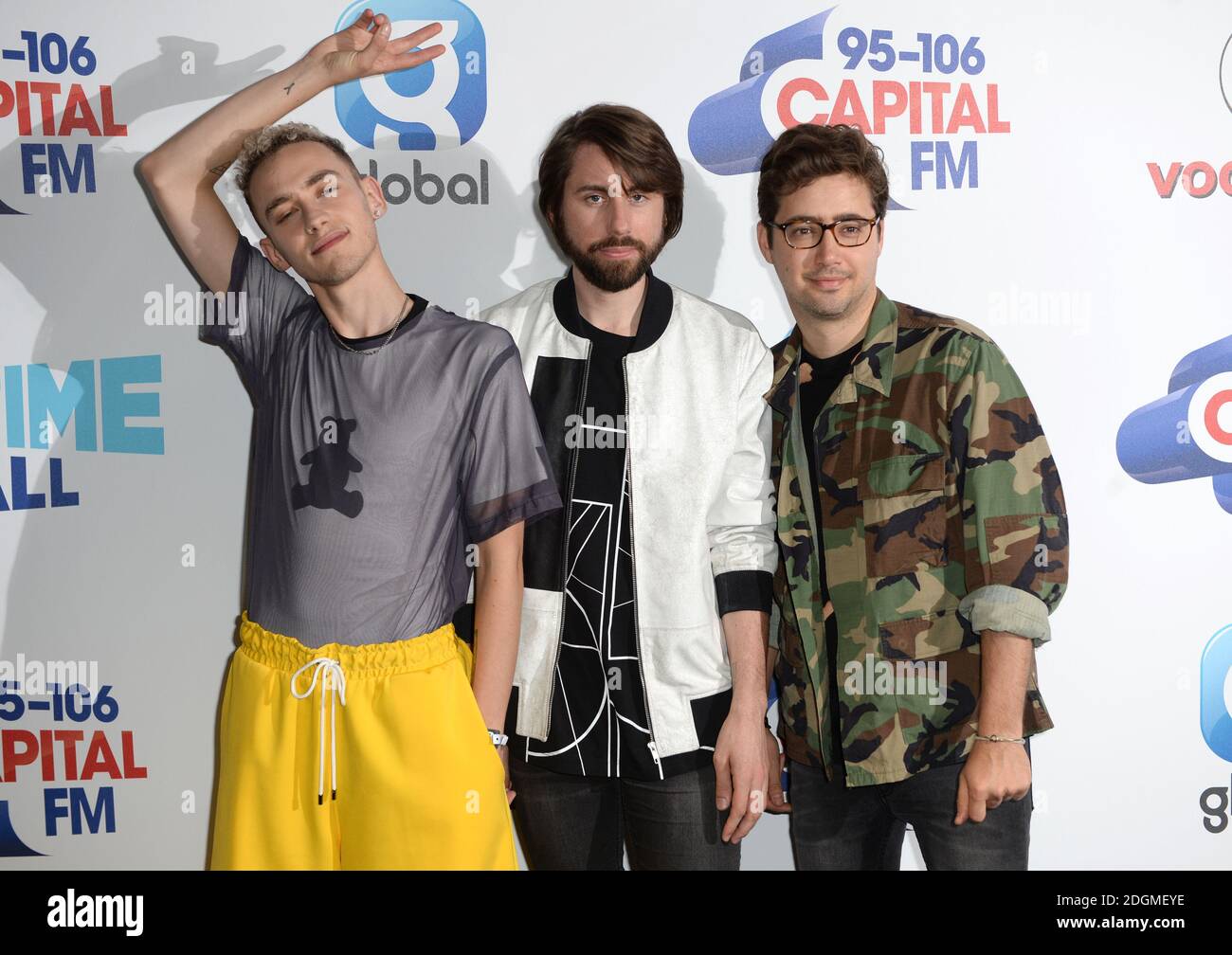 (left to right) Olly Alexander, Mikey Goldsworthy and Emre Turkmen of ...