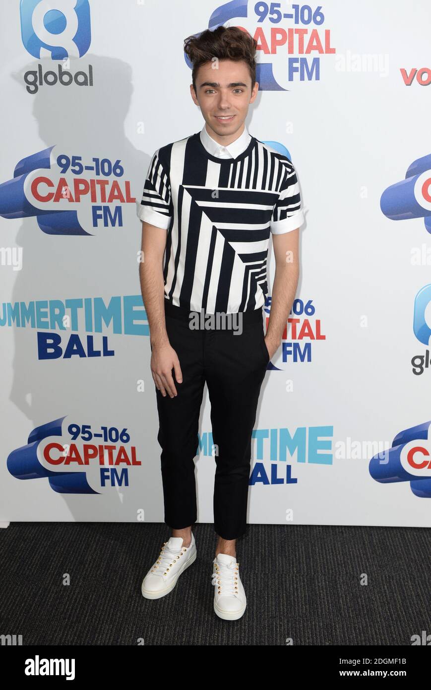 Nathan Sykes attending the Capital FM Summertime Ball 2016, Wembley ...