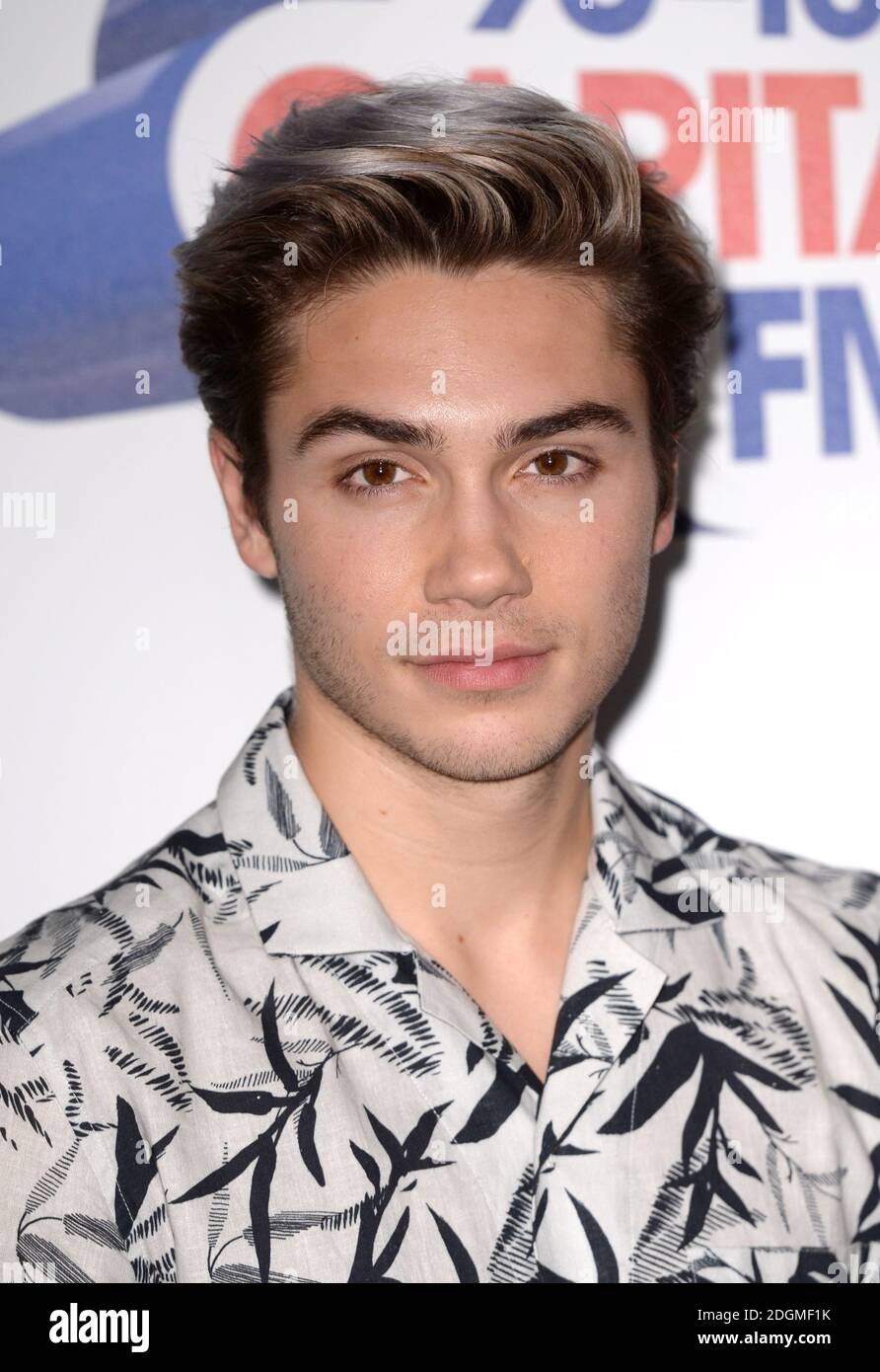 George Shelley attending the Capital FM Summertime Ball 2016, Wembley ...