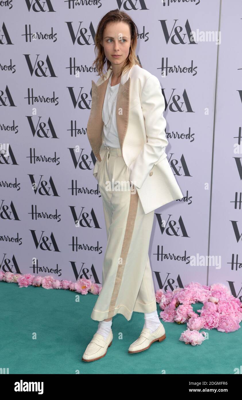 Edie Campbell attending the V and A Summer Party in the John Madejski ...