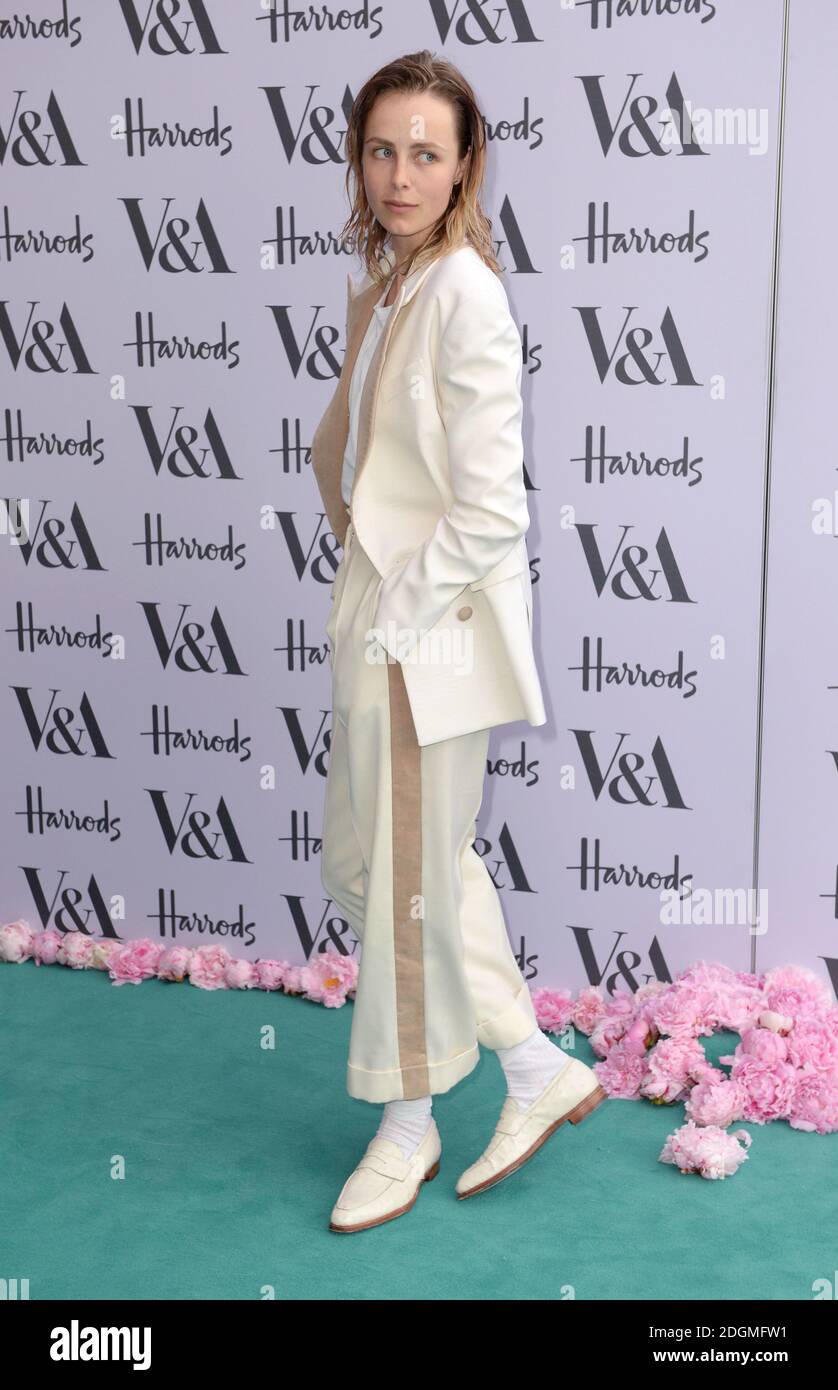 Edie Campbell attending the V and A Summer Party in the John Madejski ...