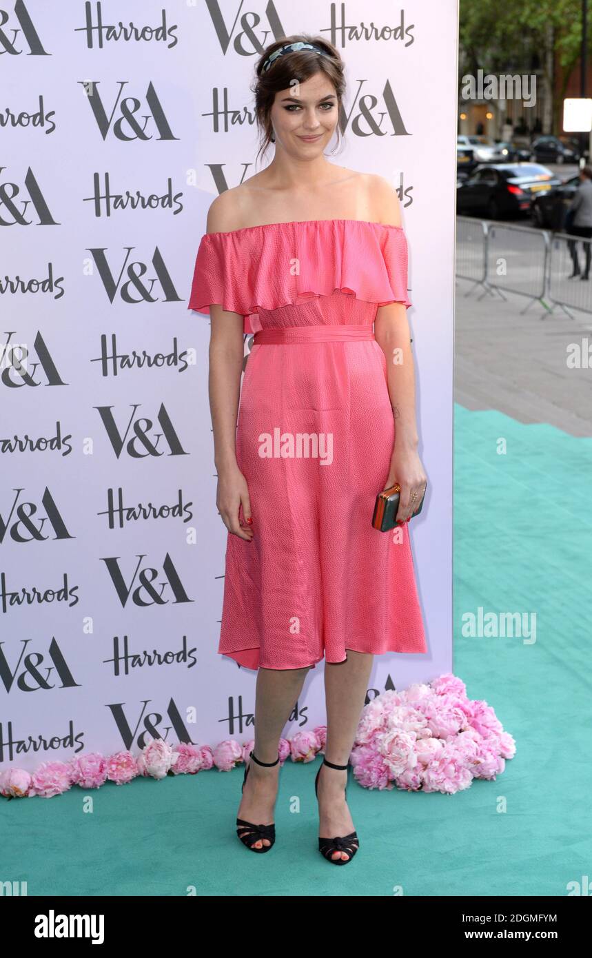 Amber Anderson attending the V and A Summer Party in the John Madejski ...