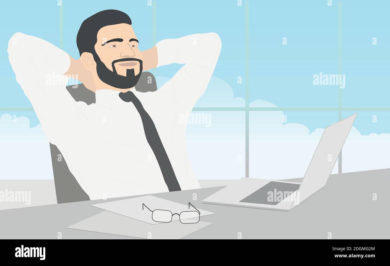 Woman in white shirt man Stock Vector Images - Alamy