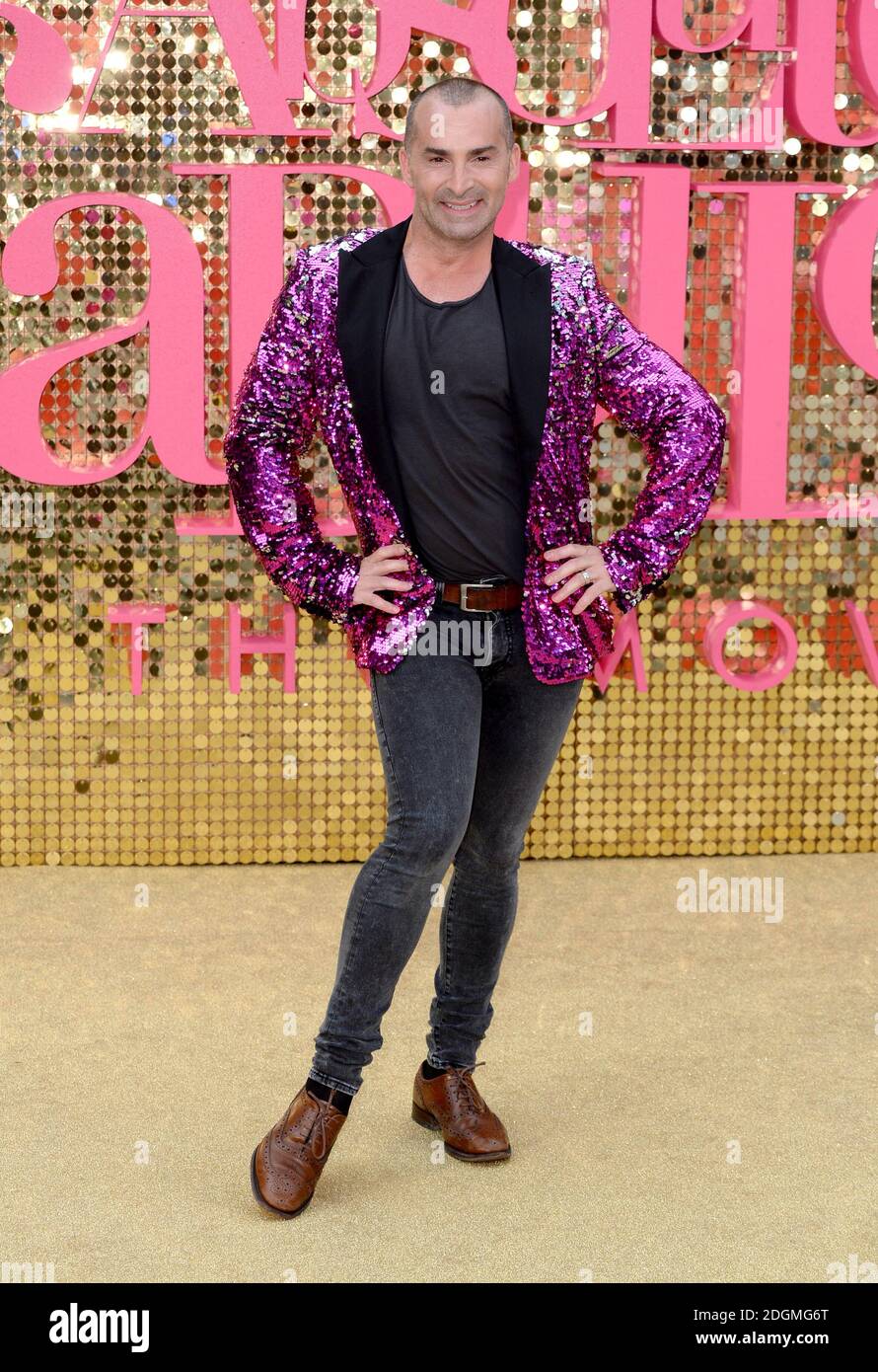 Louie Spence attending the Absolutely Fabulous The Movie World Premiere ...