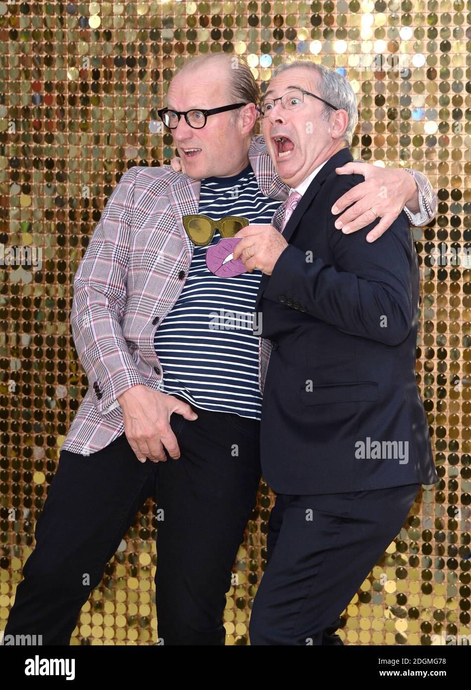 Ade Edmondson and Ben Elton attending the Absolutely Fabulous The Movie ...