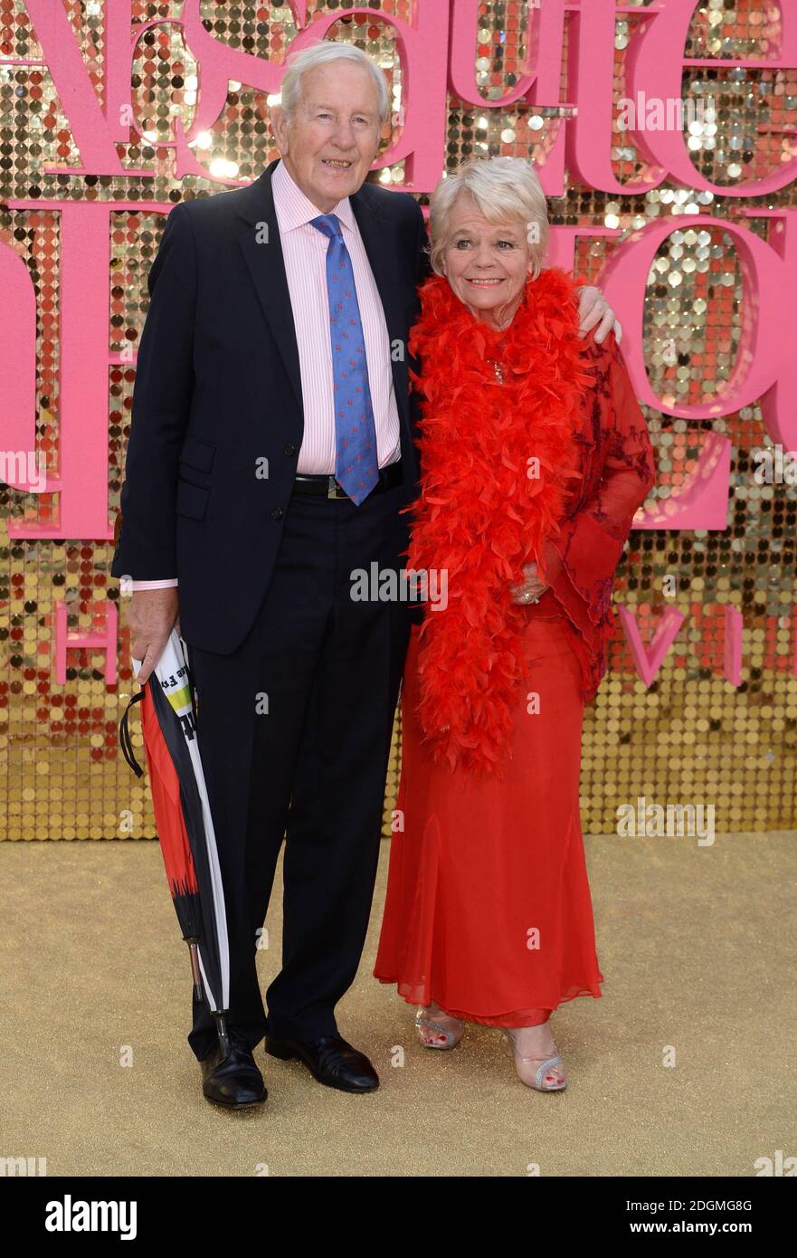Neil Durden-Smith and Judith Chalmers attending the Absolutely Fabulous ...