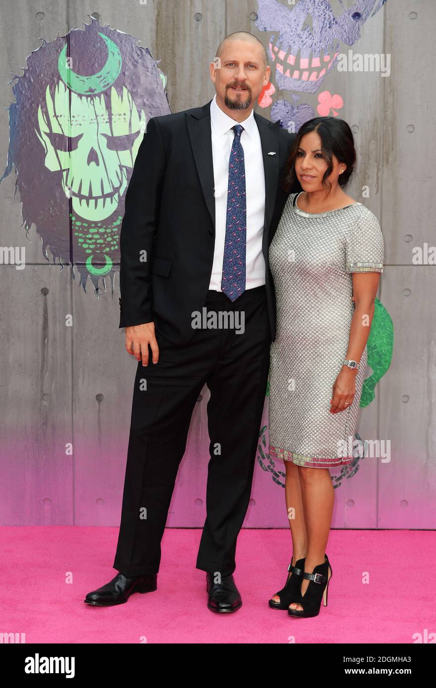 Writer and Director David Ayer and wife Maria Ayer attending the ...