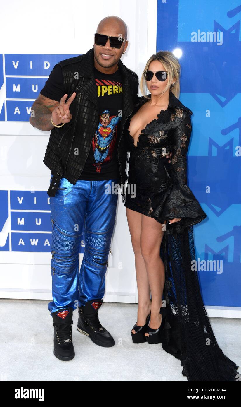 Flo Rida arriving at the MTV Video Music Awards 2016, Madison Square ...