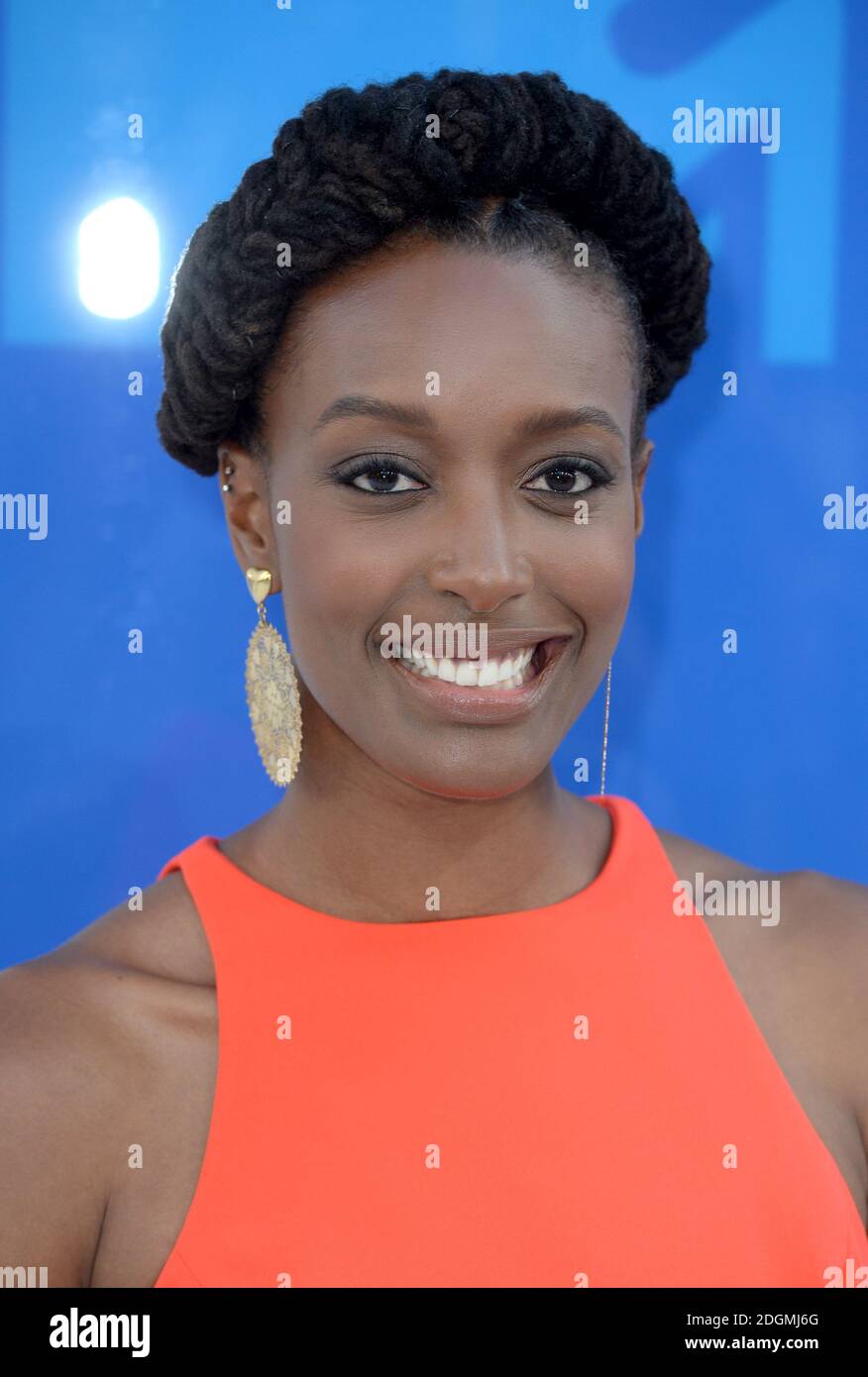 Franchesca Ramsey arriving at the MTV Video Music Awards 2016, Madison ...
