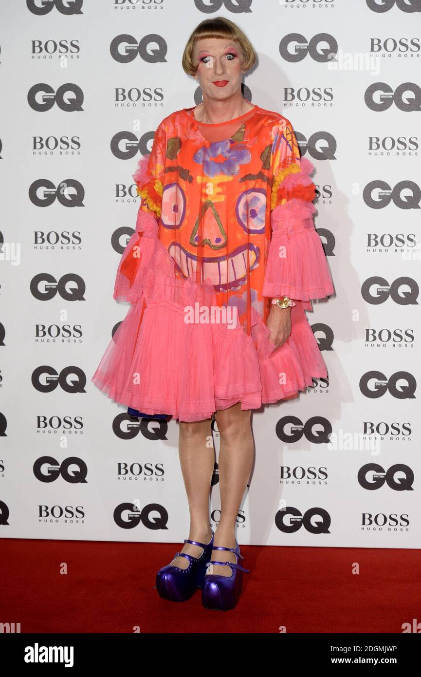 Grayson Perry attending the GQ Men of the Year Awards 2016 at the Tate ...