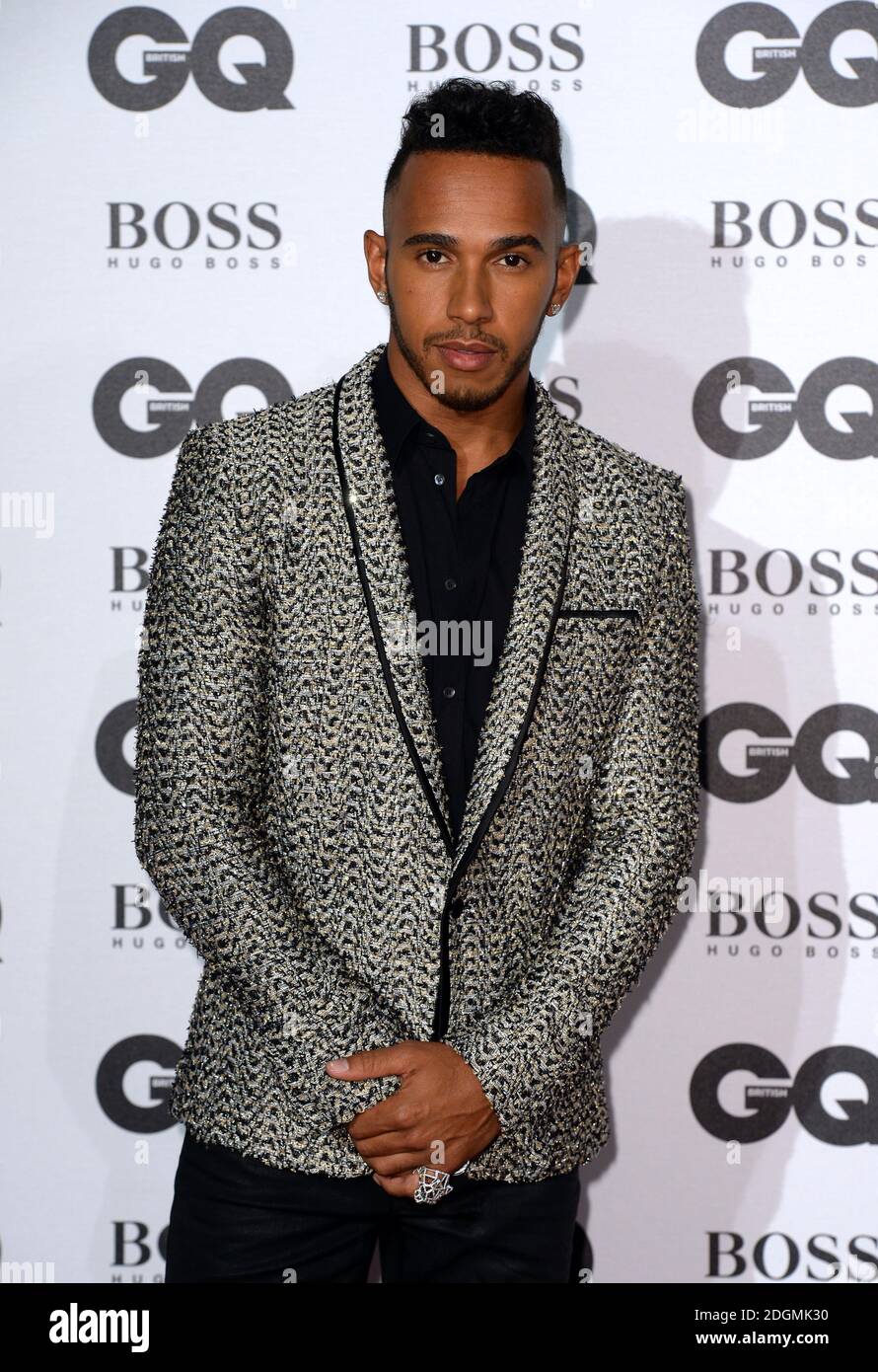 Lewis Hamilton attending the GQ Men of the Year Awards 2016 at the Tate ...