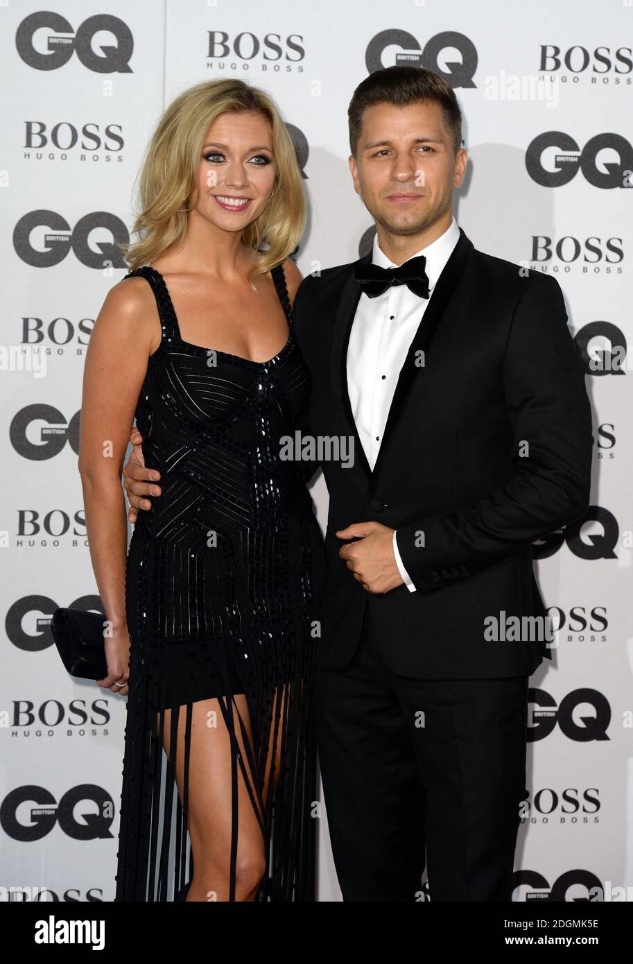 Rachel Riley and Pasha Kovalev attending the GQ Men of the Year Awards ...