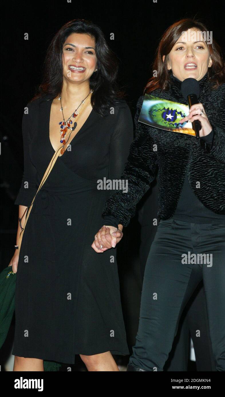 Faria Alam is evicted from the Big Brother house, Elstree Studios ...