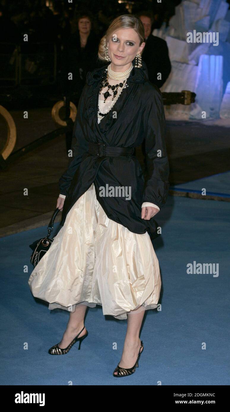 Emila Fox arriving at the world premiere of The Cronicles of Narnia ...