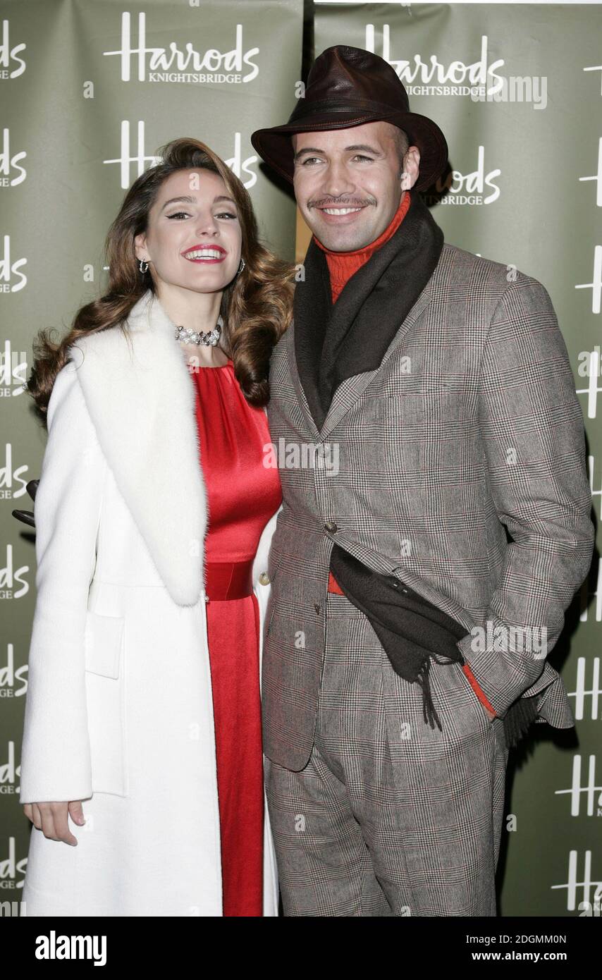 Billy Zane and Kelly Brook launch the Harrods Winter Sale, Harrods ...