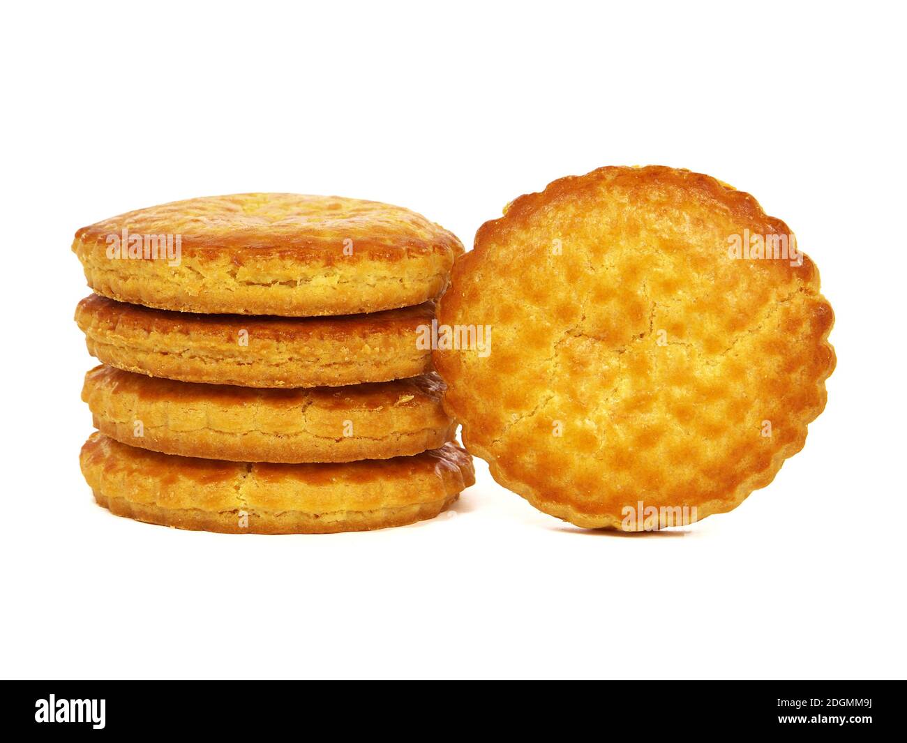 Dutch almond paste cookies isolated on white Stock Photo - Alamy