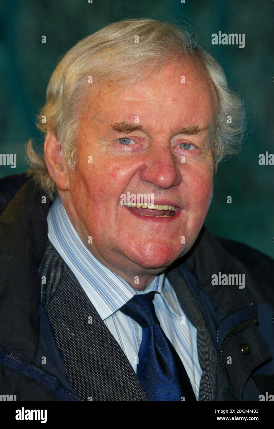 Richard Briers arriving at the TV recording of the 2005 TV Moments show ...
