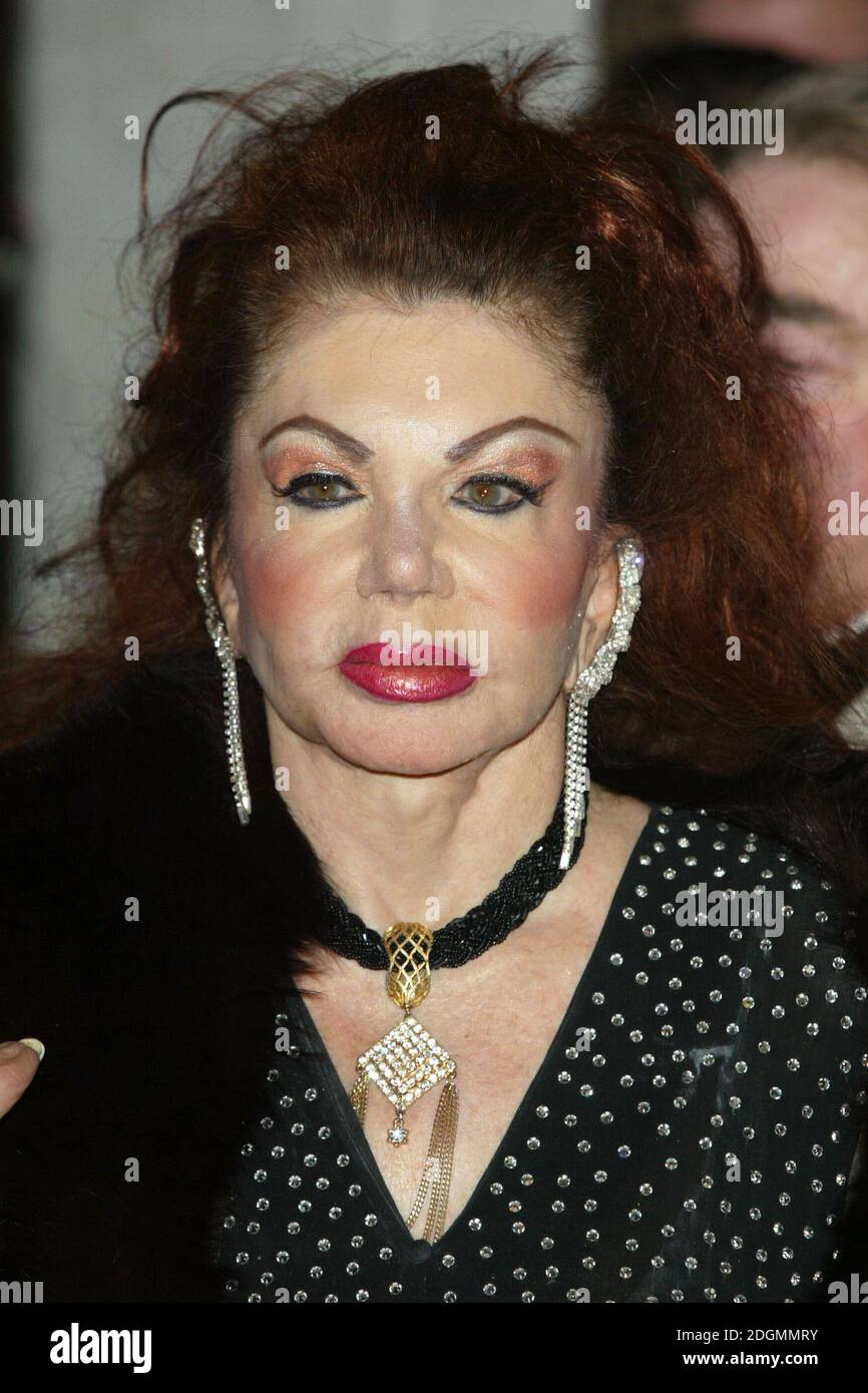 Jackie Stallone arriving at the 2005 Comedy Awards, ITV Studios ...