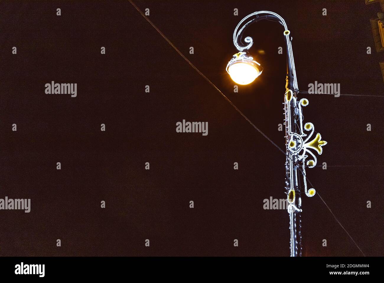 street lantern Christmas decorations glow magic light illumination ...