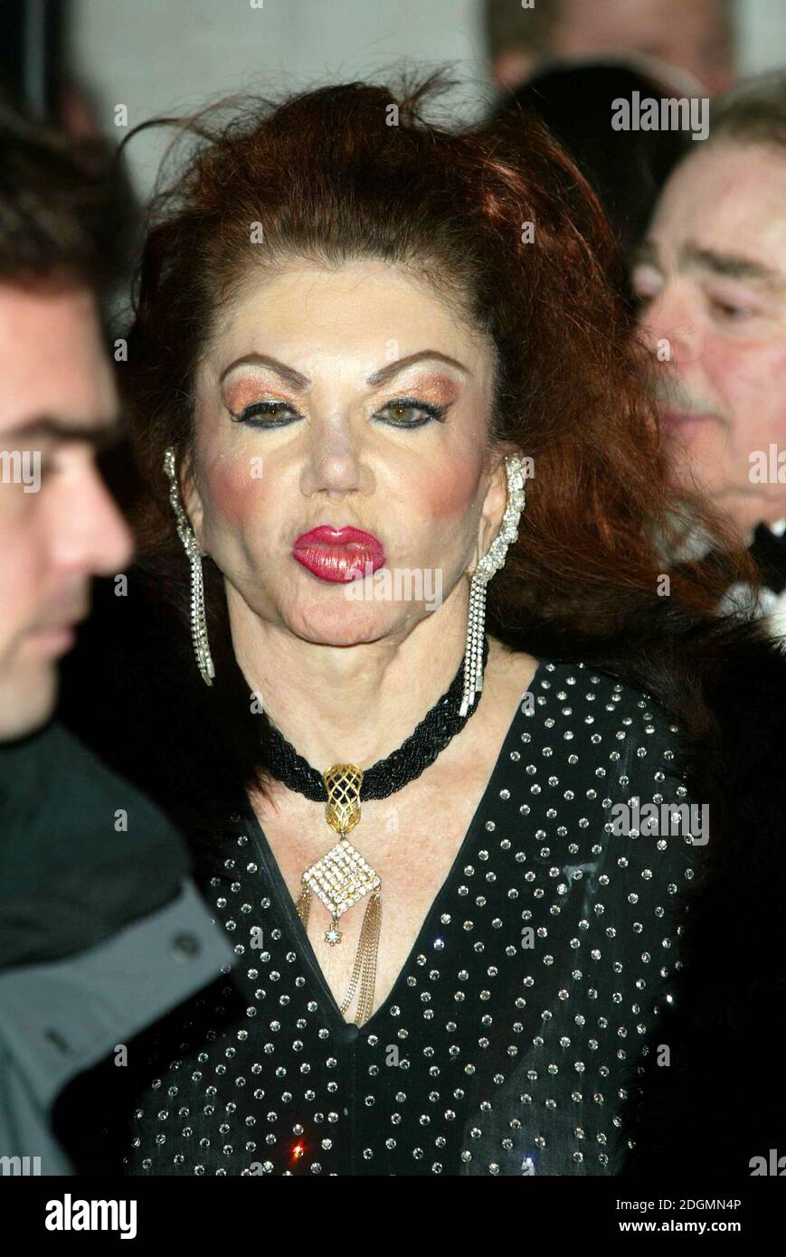 Jackie Stallone arriving at the 2005 Comedy Awards, ITV Studios ...