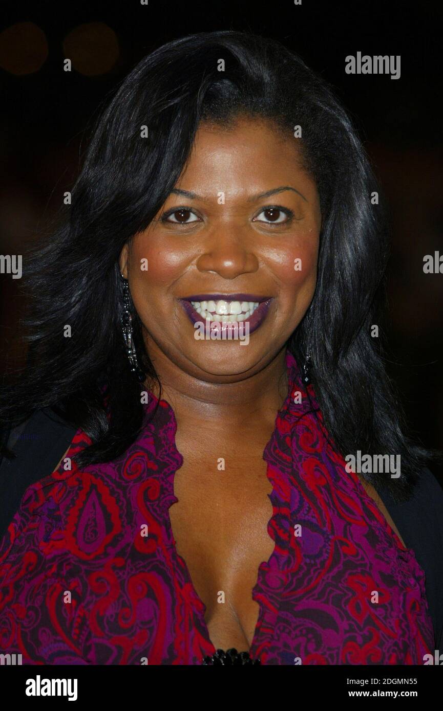 Brenda from X Factor arriving at the premiere of King Kong, Leicester ...