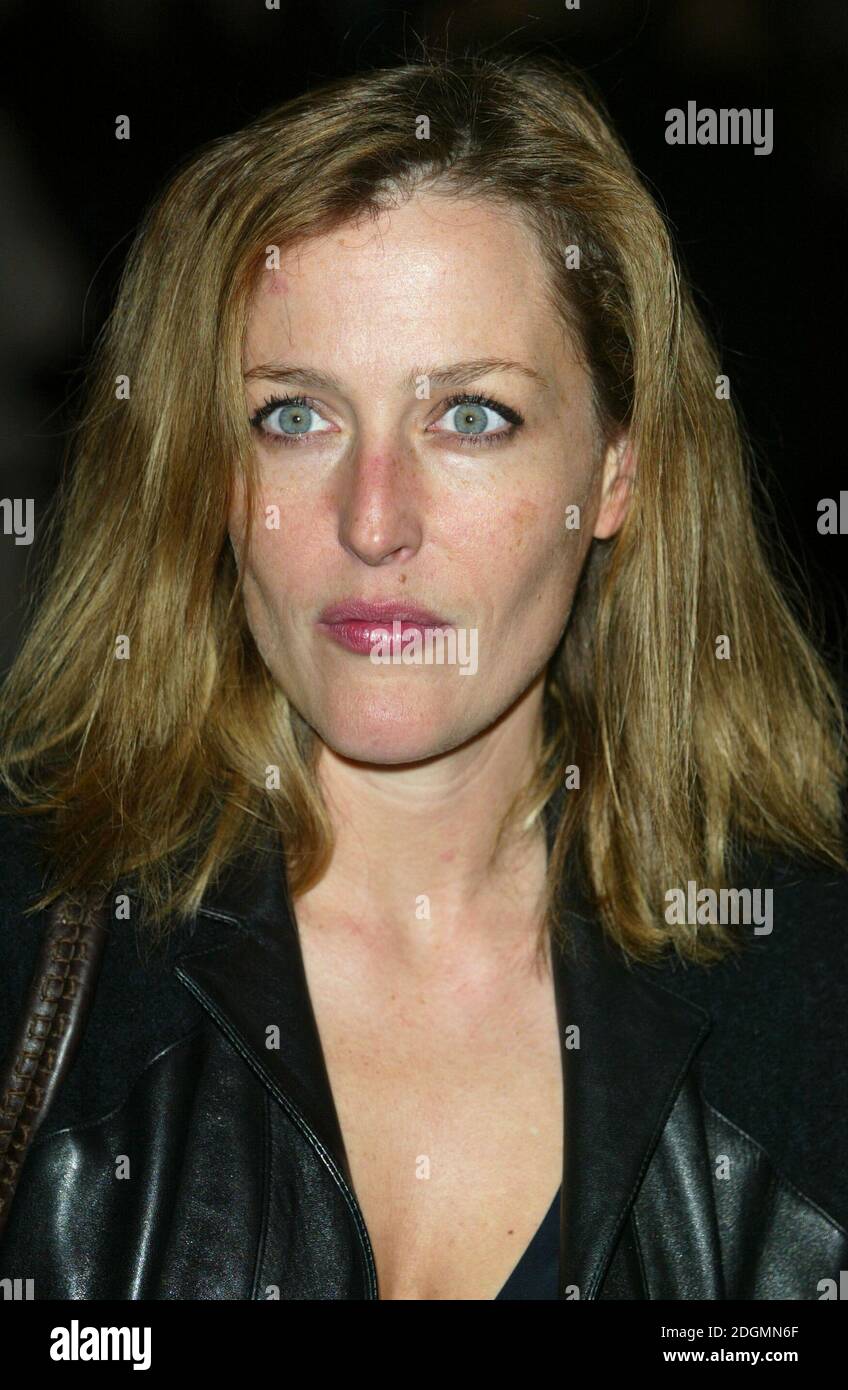 Gillian Anderson arriving at the Gala Screening of George Michael : A ...